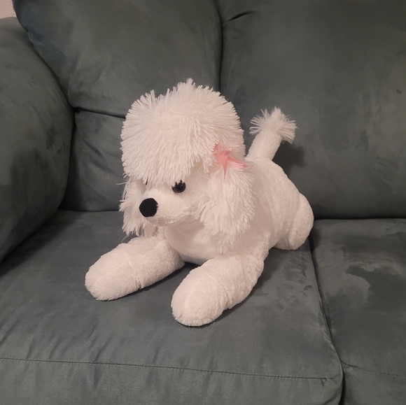 Hug Me | Toys | Nwot White Poodle Stuffed Animal | Poshmark